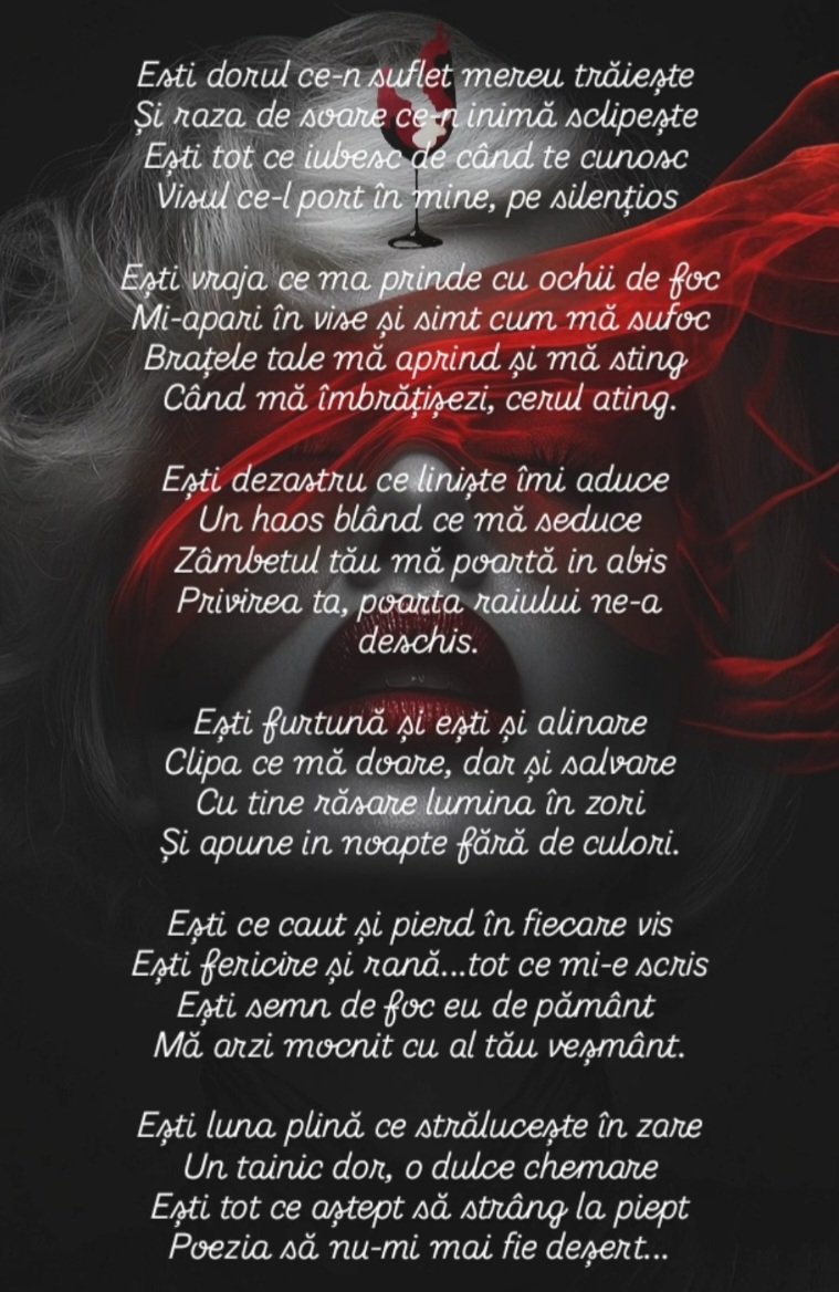 Poezia Ești tot, Autor un-pahar-de-poezie - poezii.online