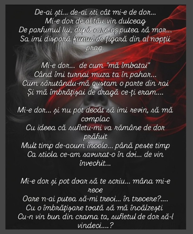 Poezia Dor . mi-e dor ., Autor un-pahar-de-poezie - poezii.online