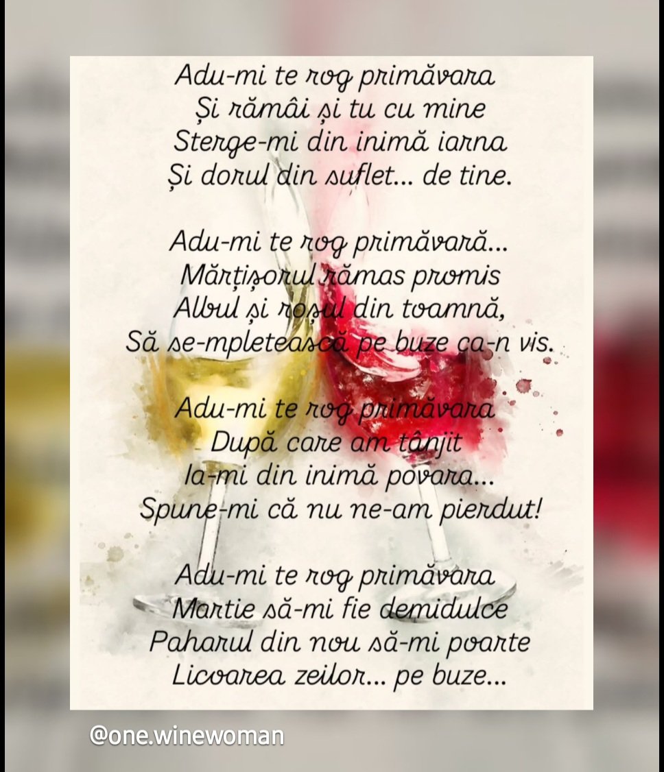 Poezia ADU-MI TE ROG, PRIMĂVARA, Autor un-pahar-de-poezie - poezii.online
